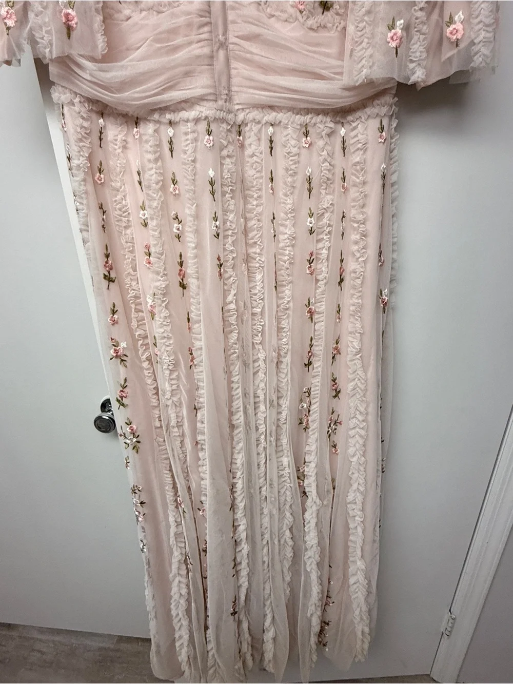 Mac Duggal | Dresses | Mac Duggal Blush Pink Evening Dress | Poshmark